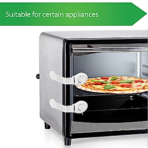 Child Safety Strap Locks (5 Pack) for Proofing Fridge, Cabinets, Drawers, Dishwasher, Toilet, 3M Adhesive No Drilling or Magnets for Furniture Kitchen Ovens Toilet Seats