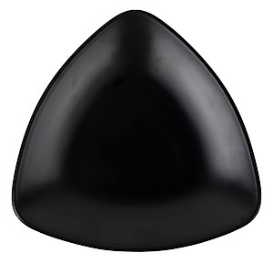 AUEAR, A5 Melamine Trinket Dish Decorative Jewelry Tray Dish Ring Holder Organizer for Jewelry Keys Food Safe Dishware Black (Triangle)