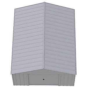 Arrow Classic Metal Shed, 12 x 14, Flute Grey