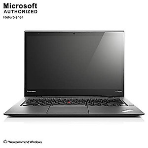 Lenovo ThinkPad X1 Carbon 14 inch HD Laptop Computer, Intel Core i7-3667U Upto 3.2G, 8GB DDR3, 120GB SSD, 802.11acn, BT, Windows 10 Pro 64 Bit Multi-Language Supports English/Spanish/French (Renewed)