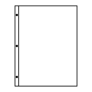 DocuCopy 7593 Reinforced Premium Multipurpose Copy Paper 24lb 8.5" x 11" 3 Holes 1 Ream/500 Sheets