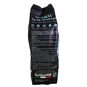 Waxness Teal Dream Rosin Free Glitter Hard Wax 2.2 lb 1 kg