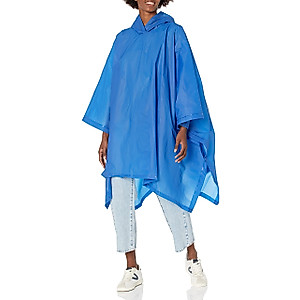 Totes One Size Reusable, Compact & Travel-Friendly, Pullover Hood, Easy Snap, Lightweight, Royal