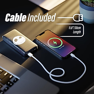 Disney Tim Burton’s The Nightmare Before Christmas Jack Skellington 10,000mah Power Bank- Universally Compatible Portable Phone Charger w/USB Charging Port- Jack Skellington Gifts for NBC Fans