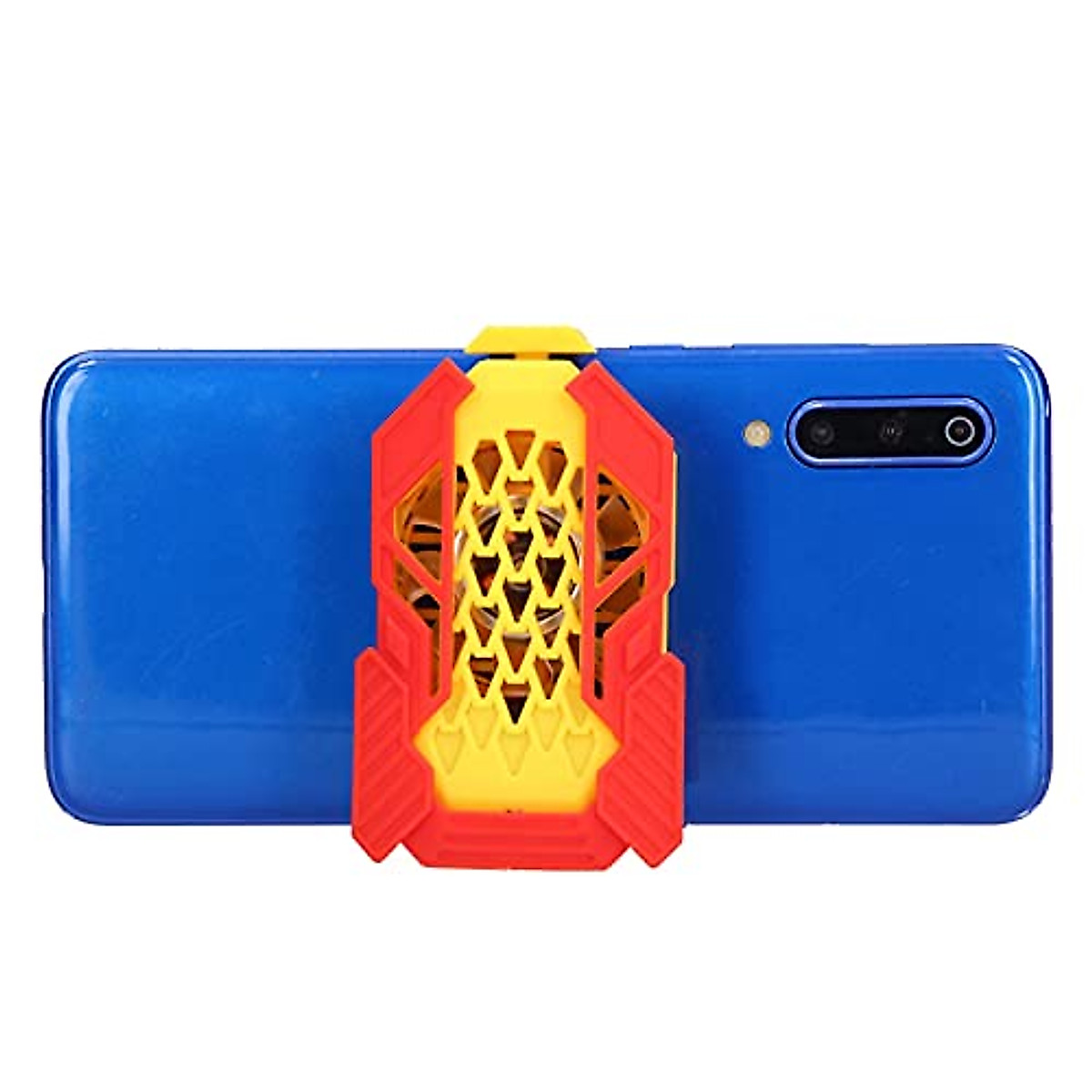 Cell Phone, Linear Damping Retractable Clip Mobile Phone Cooling Fan Gaming Coloful Light for Smartphone Gaming Controller for Smartphones