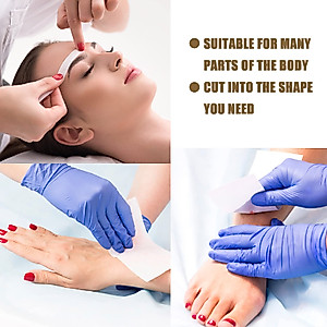 1000 Pcs Wax Strips Non Woven Waxing Strips Hair Removal Wax Strips Skin Body Facial Hair Removal Bikini Wax Strip Paper for Women Men Arms Legs Underarm Hair Eyebrow Armpit (White)