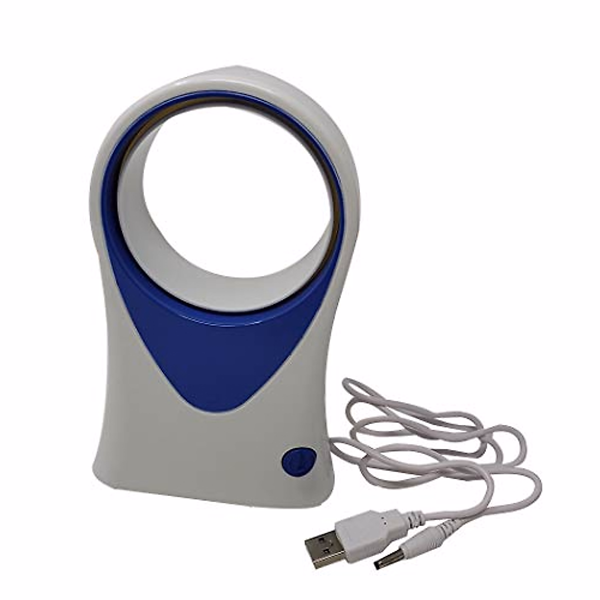 Bladeless Mini Cooling Fan Dual-Powered USB or Battery Operated | Desktop Fan for Cooling Breeze