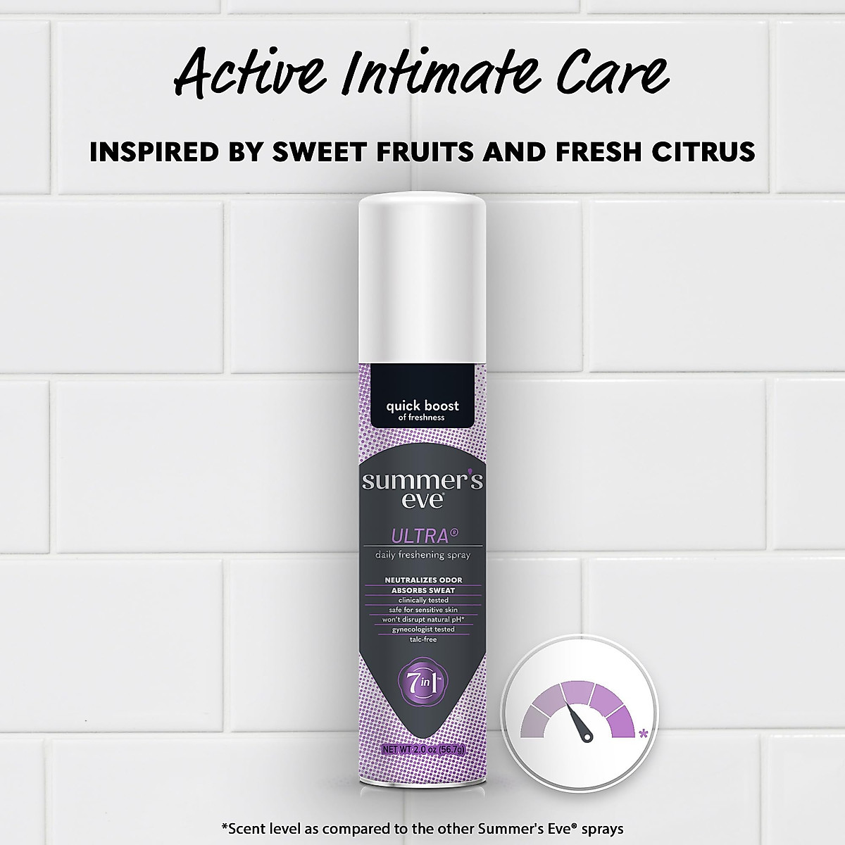 Summer's Eve Ultra Daily Active Feminine Spray, 2 oz