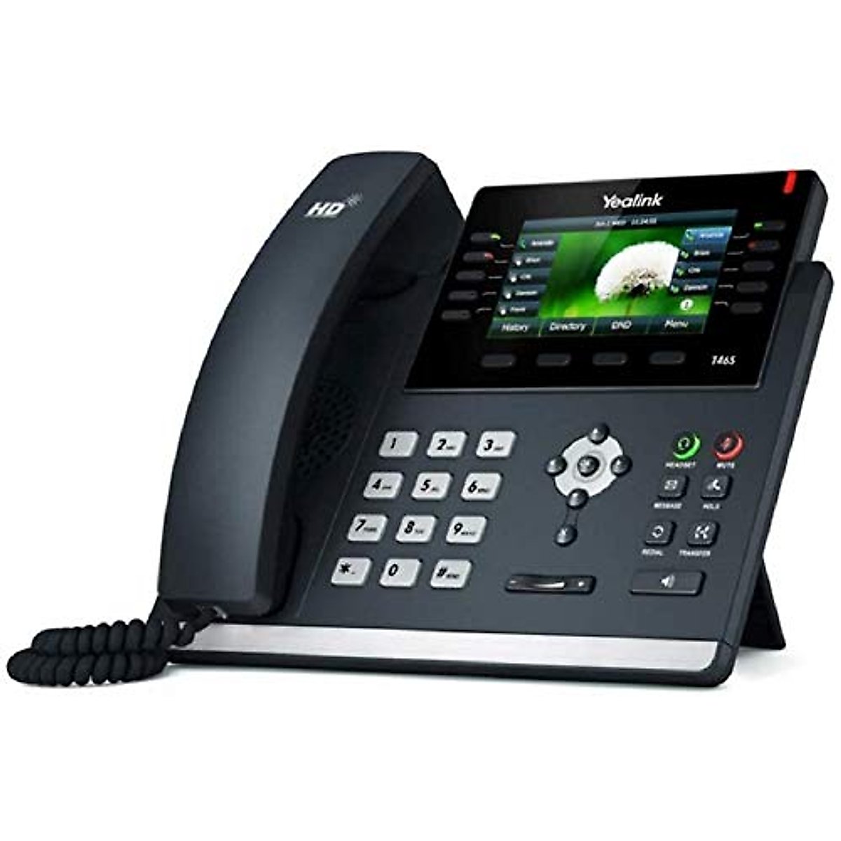 Yealink SIP-T46S IP Phone, 16 Lines. 4.3-Inch Color Display. Dual-Port Gigabit Ethernet, 802.3af PoE, Power Adapter Not Included