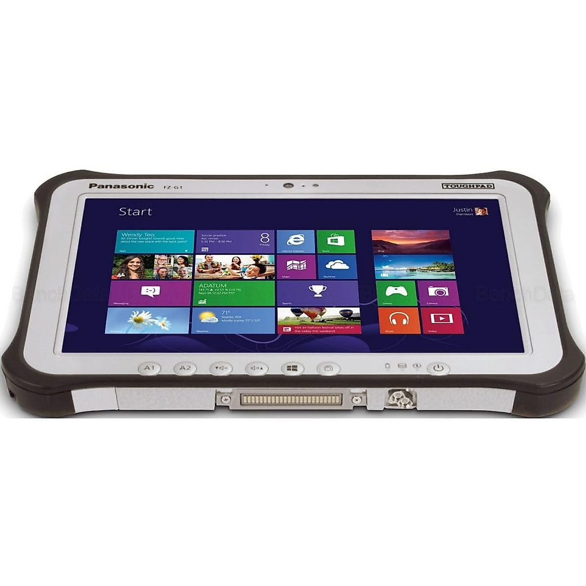 Panasonic Toughpad FZ-G1 Intel Core i5-5300U 2.30GHz, 10.1" WUXGA Gloved Multi Touch + Digitizer LCD, Win 10 Pro, 256GB SSD, 8GB, 4G LTE, Long Life Battery (Renewed)
