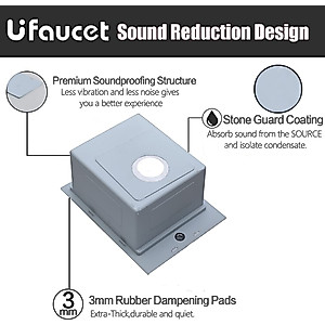 UFaucet 25×22 Drop in Kitchen Sink, 25 Inch Top Mount Stainless Steel Kitchen Sink, Modern Commercial Workstation Single Bowl Laundry Utility RV Sink with Accessories