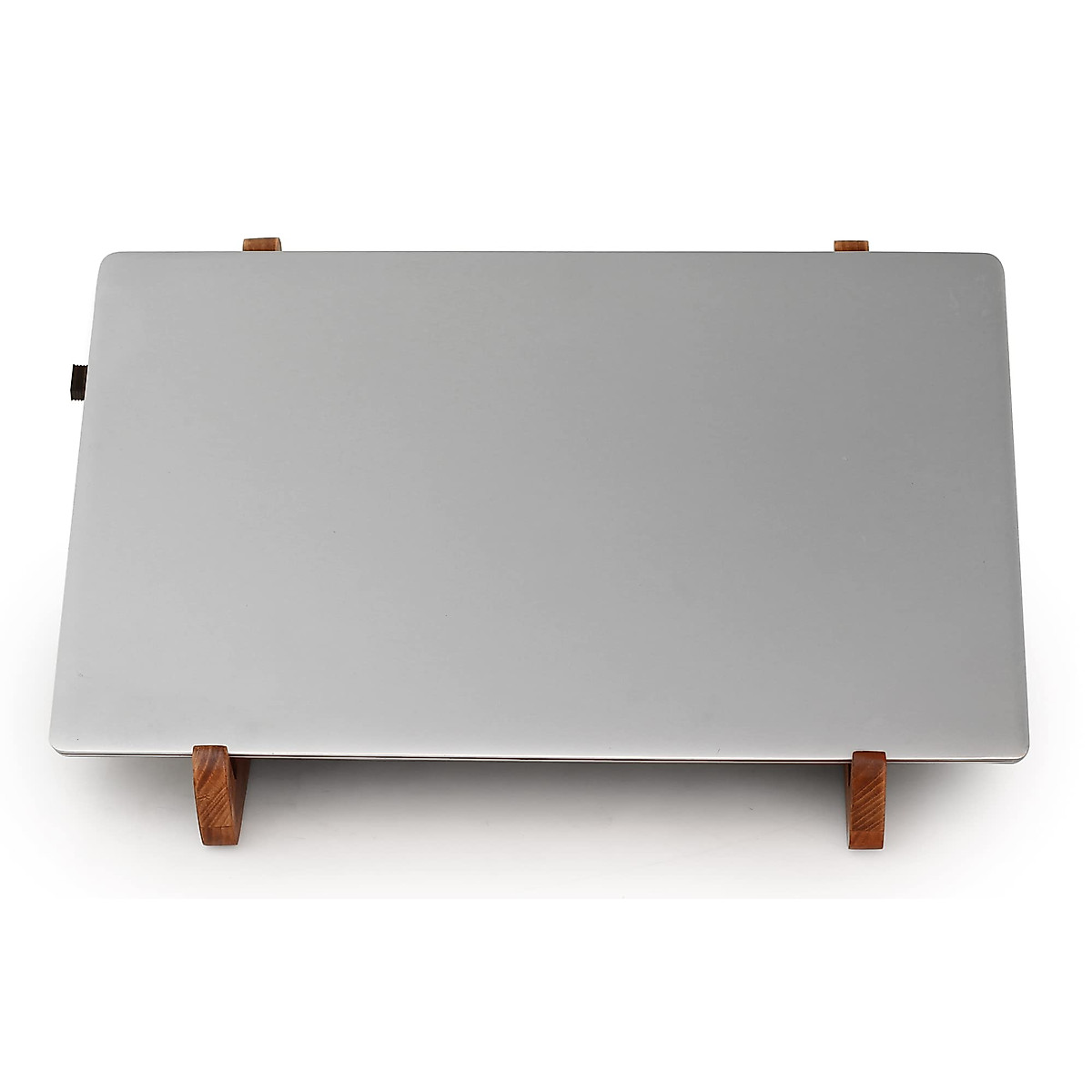 ABHANDICRAFTS Year END Sale - Wooden Laptop Stand Portable Foldable Laptop Holder for MacBook, Computer Desktop Organizer Suitable for All Laptops Sized