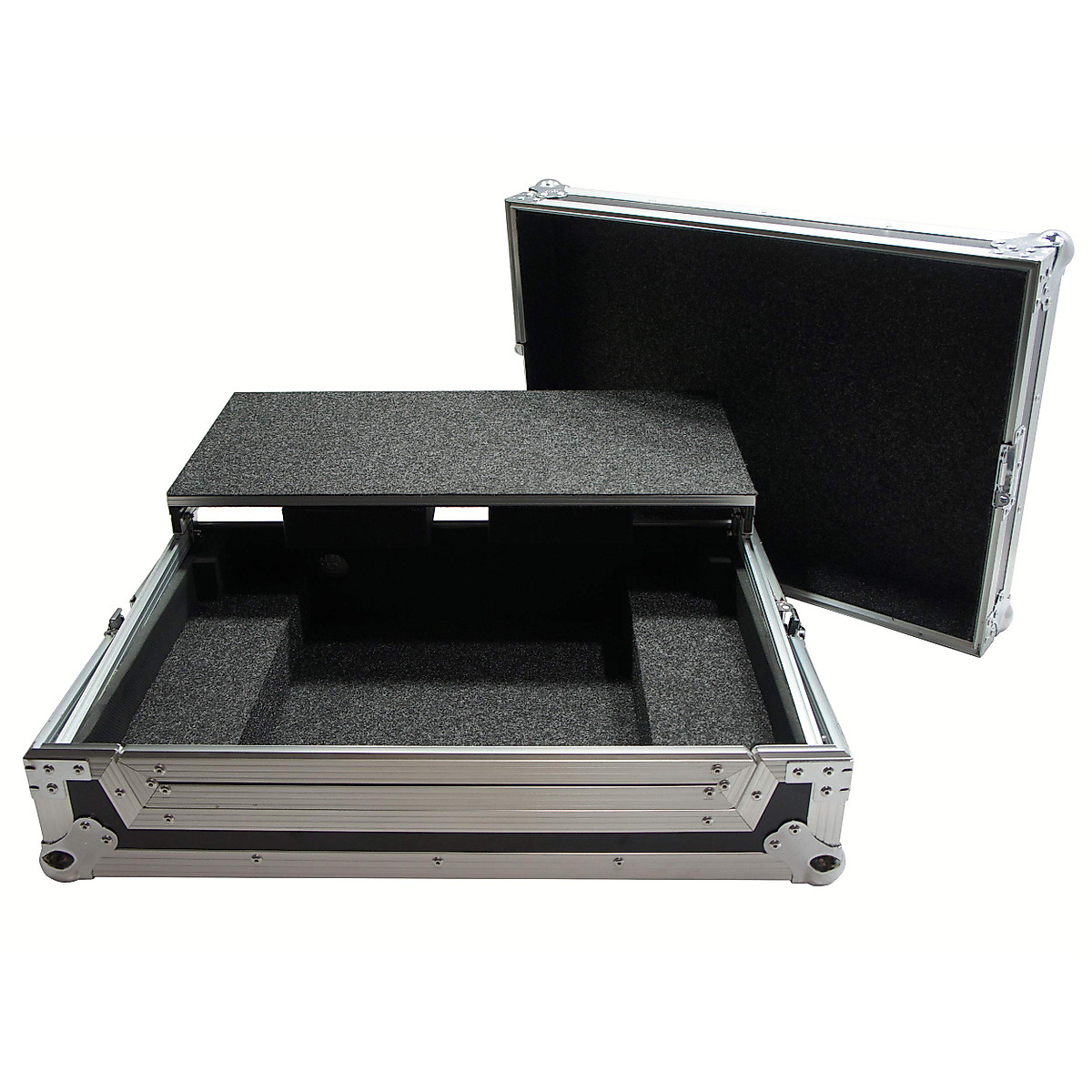 Harmony Audio HCNS6IILT Flight Glide Laptop Stand DJ Custom Case Compatible with Numark NS6 II