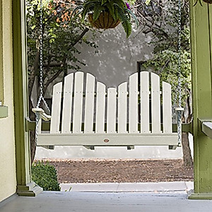 highwood AD-SW1CW52-WAE Classic Westport Porch Swing, 4 Feet, Whitewash