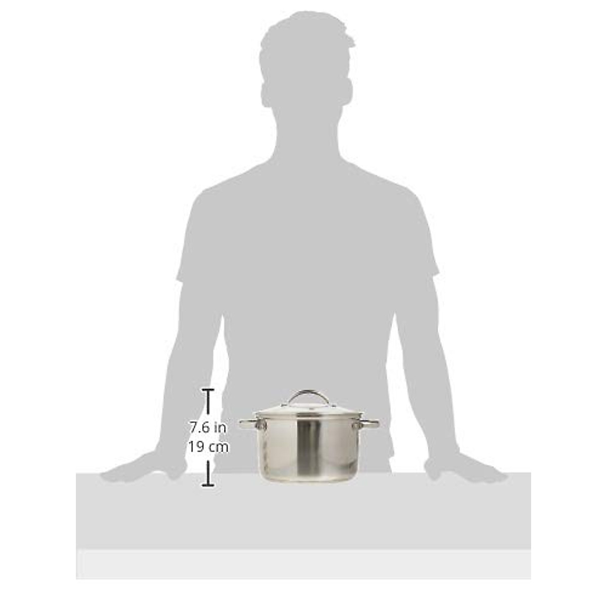 Norpro 4-Quart Steamer Cooker, 3 Piece Set, Stainless Steel