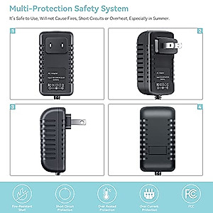 SLLEA 15V AC Adapter Compatible with Cat Open Air Self Cleaning Cat Litter Box Power Cord