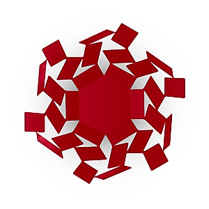 Alessi La Stanza Dello Scirocco MT02 R - Fruit Holder in Steel Coloured with Epoxy Resin, Red