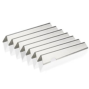 Uniflasy 66033 Stainless Steel Flavorizer Bars for Genesis II/LX 400, Genesis II E410, E435, S435 (2017 and Newer) Series Gas Grills 17 inch Heat Plates Flavor Bar for Weber 66796 66797