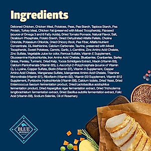 Blue Buffalo Freedom Grain-Free Small Breed Dry Dog Food, Supports High Energy Needs, Made in the USA With Natural Ingredients, Chicken & Potatoes, 4-lb. Bag