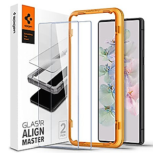 Spigen Tempered Glass Screen Protector [GlasTR AlignMaster] designed for Pixel 7 [Case Friendly] - 2 Pack