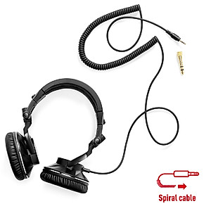 Hercules HDP DJ60 – Professional-Quality DJ Headphones - High Performance, Foldable and Comfortable,Black