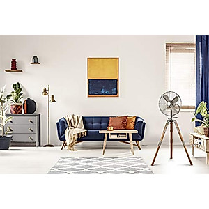 Star Fans Tripod, 16", Satin Nickel