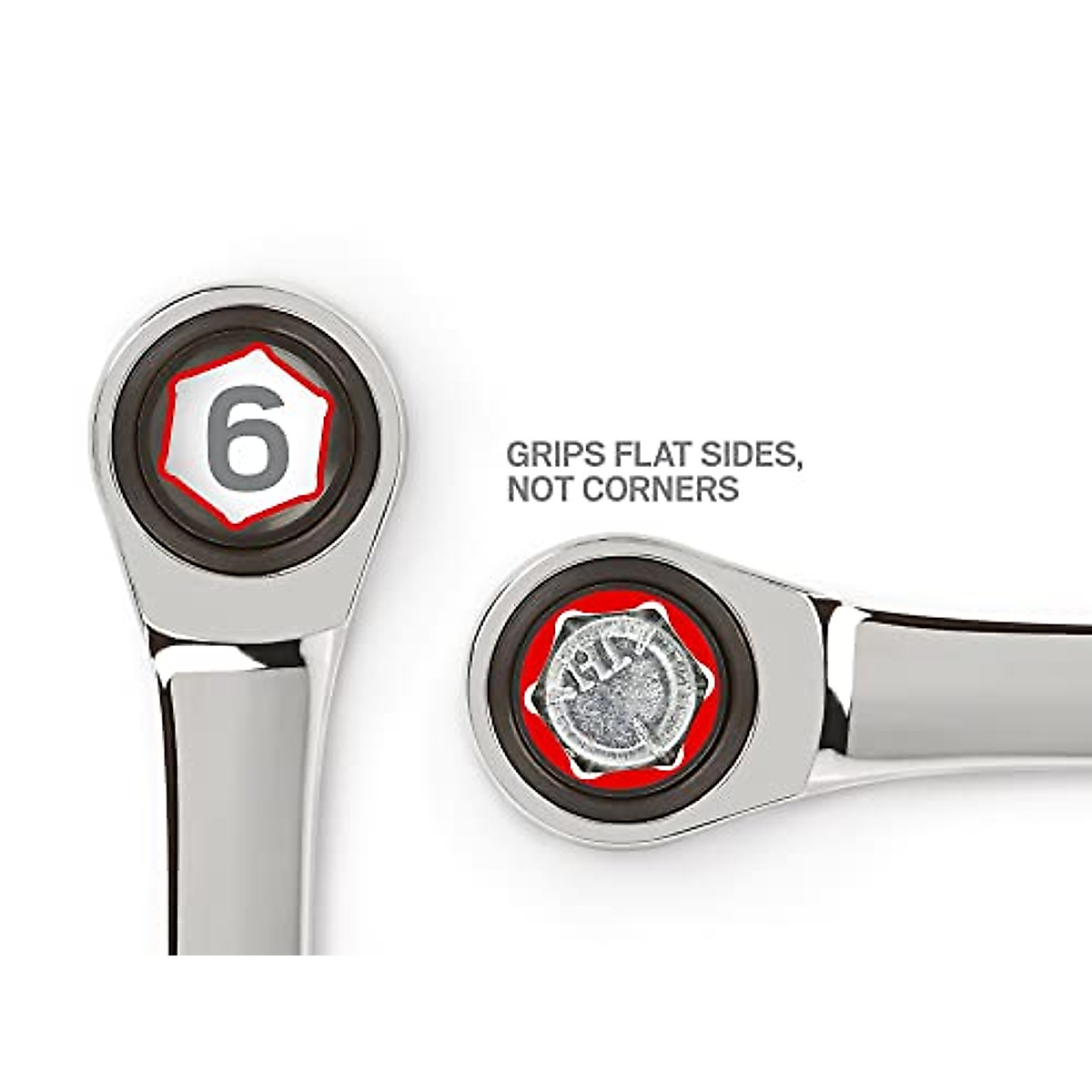 TEKTON 1/2 Inch Stubby Ratcheting Combination Wrench | WRN50010