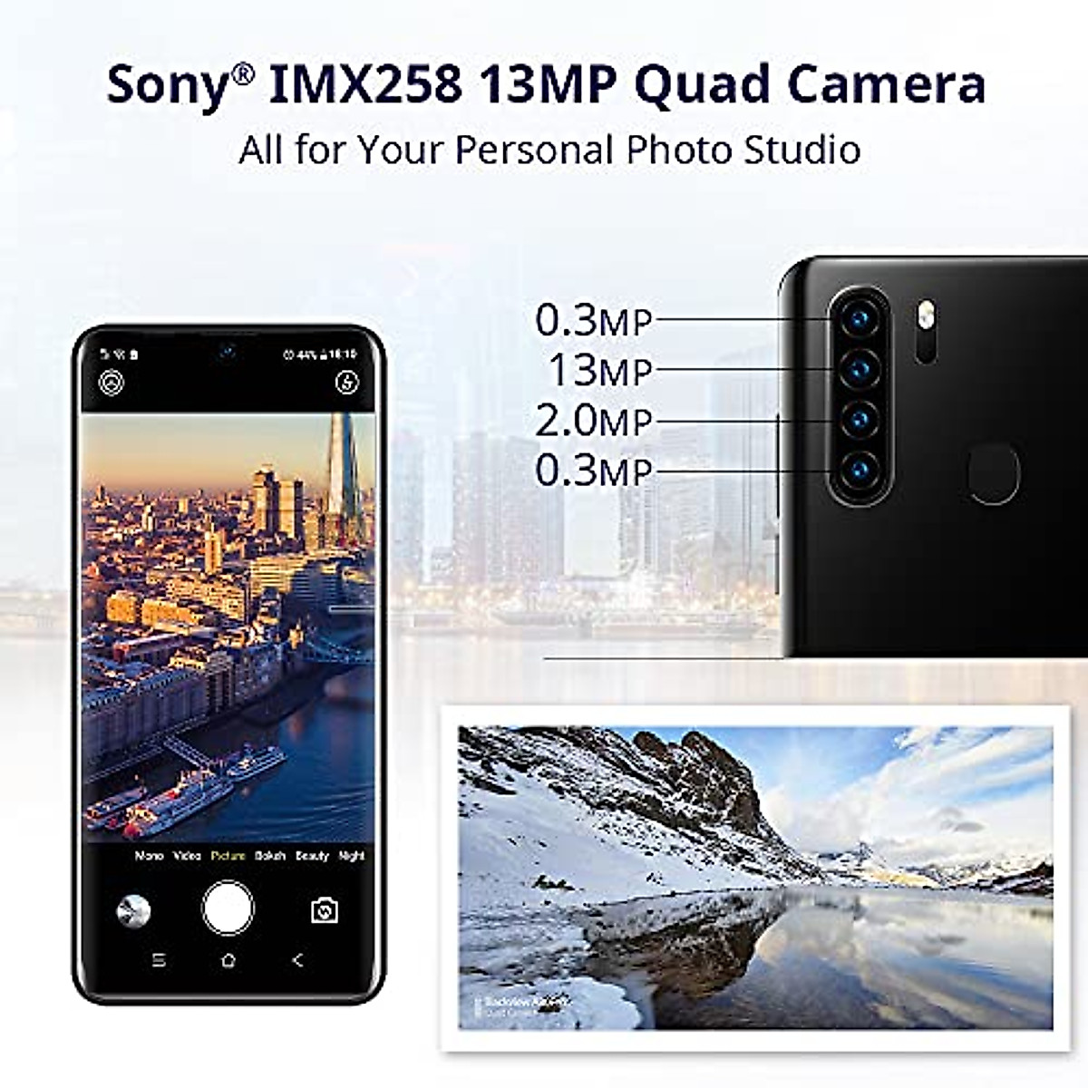 Blackview Unlocked Smartphones, A80 Plus, Dual sim Unlocked Cell Phones, Bundle Android 10 OS 4GB+64GB ROM, 6.5" HD+, Fingerprint Face Detection, 4680mAh Capacity Battery, 4G tmobile Android Phone