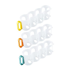 UPKOCH 3pcs Cans Organizer Food Storage Box Food Dispenser Beer Refrigerator Stackable Soda Can Holder Refrigerator Drink Rack Pantry Can Organizer Fridge Can Holder Soda Rack Soda Holder