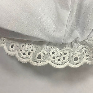 Embroider This! Baby Girls Bloomers Double Seat Diaper Cover Package of 3 (24-36 Months) White