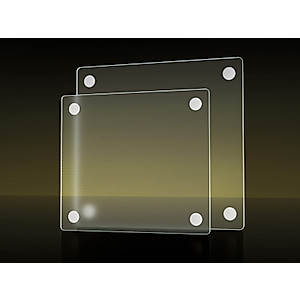 ARTISTEM Mouse Pad, Non-Slip Tempered Satin Glass Mousepad for Gaming and Working Office and Home Desk Accessories Desk Decor Fast Accurate Safe Durable and Easy to Clean 11.22"x10.42"(Performance)