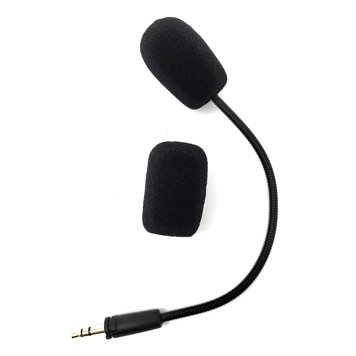 TNE 2-Pack Replacement 3.5mm Game Mics Microphone Boom for Turtle Beach Ear Force XO Four & Recon 150 50 50X 50P 60P Camo Xbox One PS4 Gaming Headsets Premium with Lock