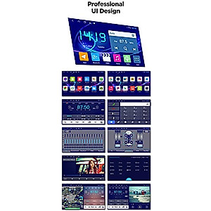 FLYUNICE 9.2 Inch Android 9.0 IPS Screen Car Stereo Radio GPS Navigation for Toyota 4Runner 2010-2019 Touch Screen 8 Core 4+64G Head Unit Carplay DSP Sound Multimedia Player WiFi (Silver Grey)