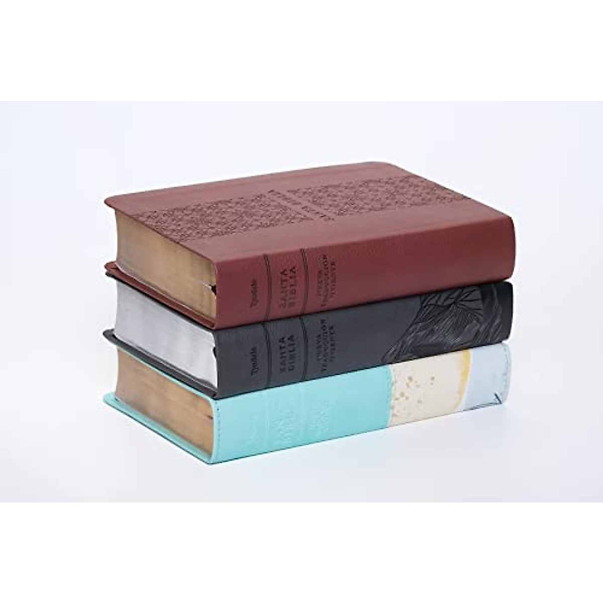 Santa Biblia NTV, Edición compacta, letra grande (SentiPiel, Café, Índice, Letra Roja) (Spanish Edition)