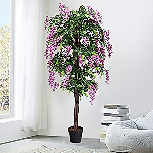 6ft Ficus Artificial Fake Trees for Indoor or Outdoor