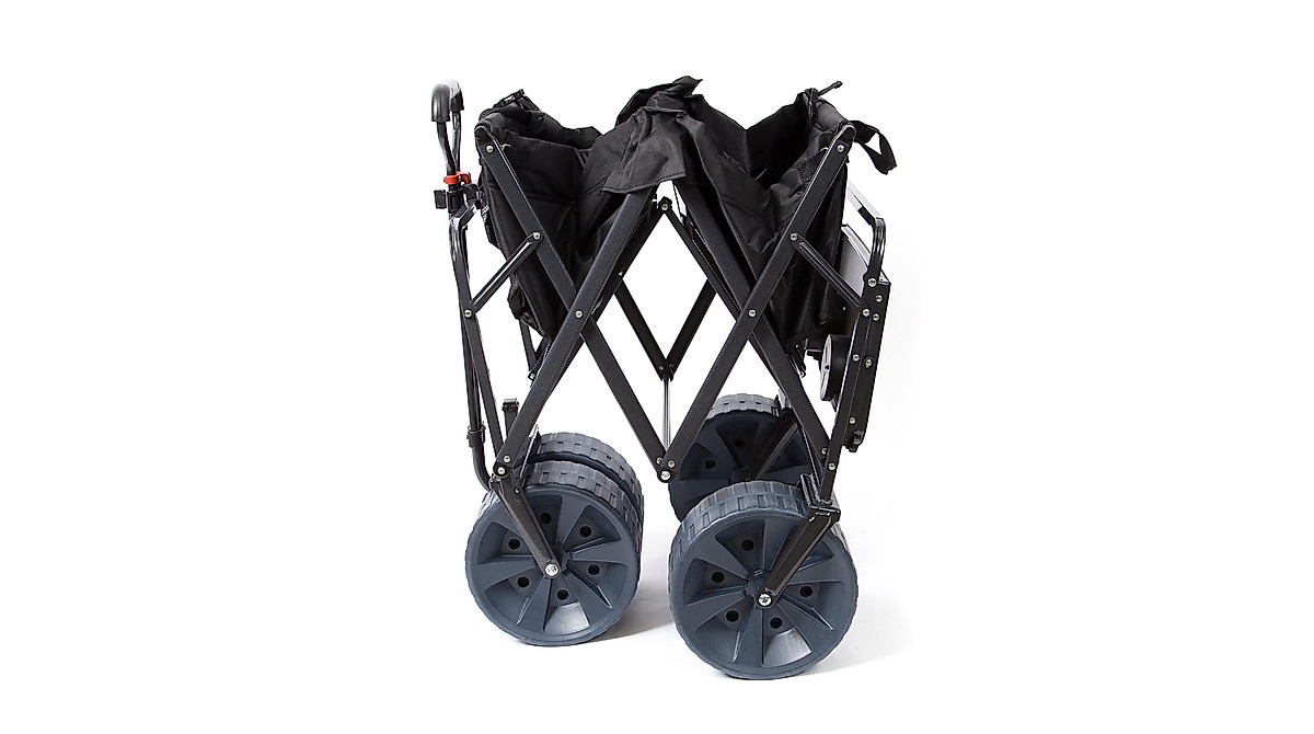 Mac Sports Heavy Duty Collapsible Utility Wagon – All Terrain Beach Cart