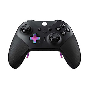 Metal Thumbsticks Replacement Parts for Xbox One Elite Controller Series 2, Accessory Kits for Xbox Series 2 Core, Includes 6 Magnetic Swap Joysticks, 4 Paddles, 2 D-Pads, 1 Adjustment Tool(Gold-2)