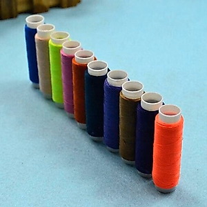 Sewing Thread Machine Hand 109Yard Spool 39 Pcs/Set Mixed Colors