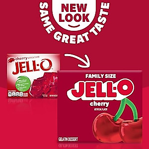 Jell-O Cherry Gelatin Dessert Mix (6 oz Box)