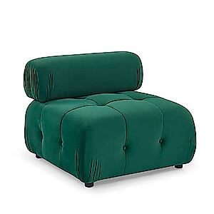 FANYE Green Velvet Button Tufted, 93"