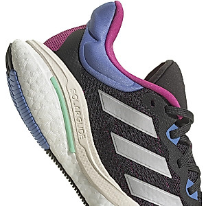 adidas Women's SOLARGLIDE 6 Running Shoes Carbon/Silvmt/Blufus 7