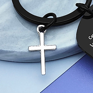 Vadaka Correctional Officer Gift Keychain Christian Gift Religious Jewelry from Correctional Officer Faith Present Christmas Birthday Present from Mom Wife
