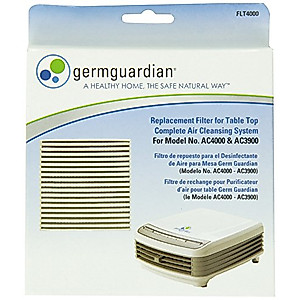 germguardian Guardian Technologies Germ Guardian FLT4000L Genuine High Performance Allergen Filter for AC3900, AC4000 and AC4000CA Air Purifiers, 1 Count