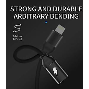Headphone Adapter Splitter for Lightning to Audio Jack and Charger Extender Earphone Charging for iPhone 11 12Mini pro max xs xr x se2 7 8plus for ipad air Cable Converter for Apple MFI Certified