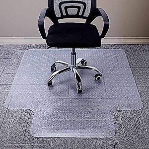 AiBOB Chair Mat for Low Pile Carpet Floors, Flat Without Curling, 40 X 51 in, Office Carpeted Floor Mats for Computer Chairs Desk