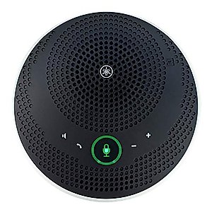 YAMAHA YVC-200 Portable USB & Bluetooth Speakerphone, Hold Meetings Anywhere, Noise Reducing Conference Phone with 10-Hour Rechargeable Battery Life