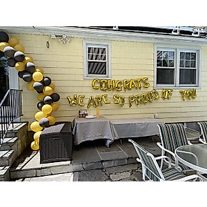 JeVenis We Are So Proud of You Balloon Graduation Banner Congratulations Banner Graduation Party Decorations Graduation Commencement Decoration