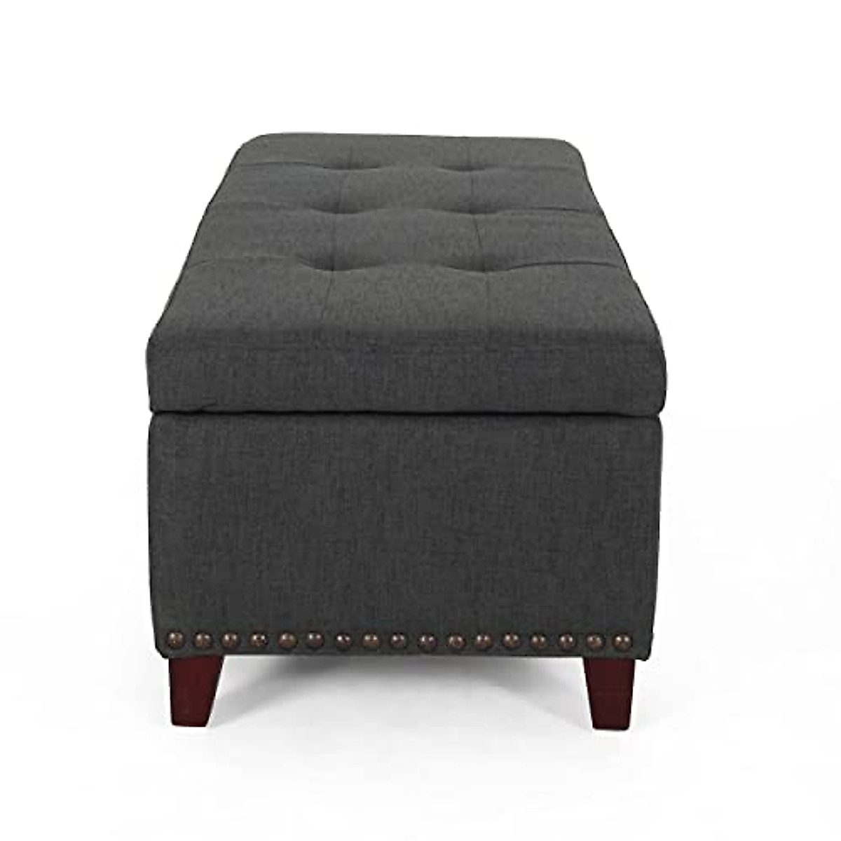 Christopher Knight Home Obert Ottoman, Dark Gray