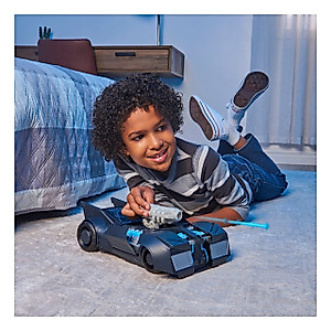 DC Comics Batman, Tech Defender Batmobile, Transforming Vehicle with Blaster Launcher, Kids Toys for Boys Ages 4 and Up