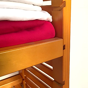 Stand Alone Tower with Adjustable Shelves Finish: Honey Maple